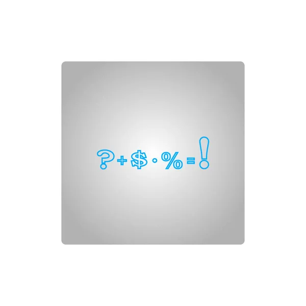 Fórmula Con Símbolos Matemáticos Concepto Educación Vector de stock por ...