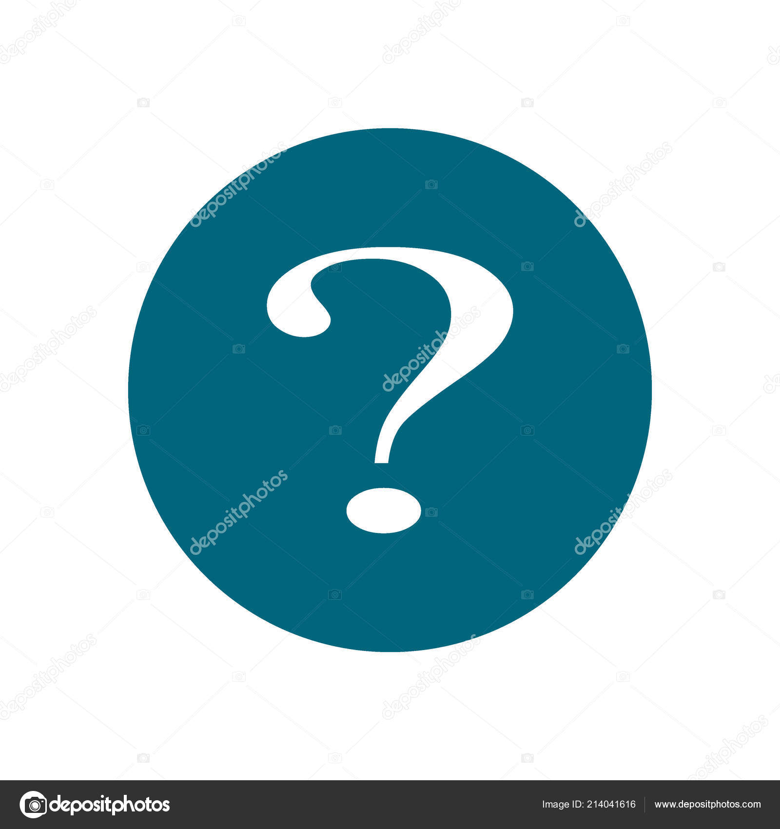 Question Mark Simple Icon Vector Illustration Stock Vector by ...