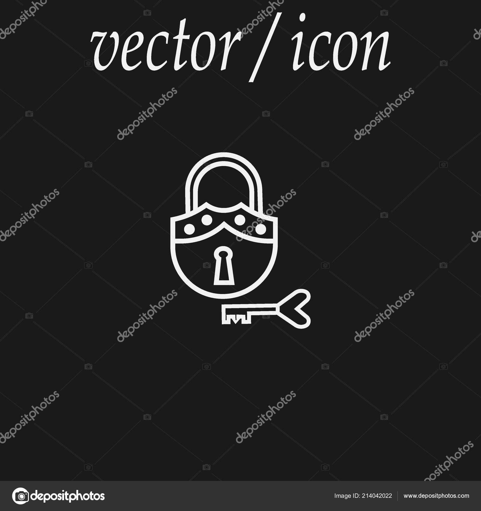 Lock Key Signs Logo Template Stock Vector by ©nettibuletti 214042022