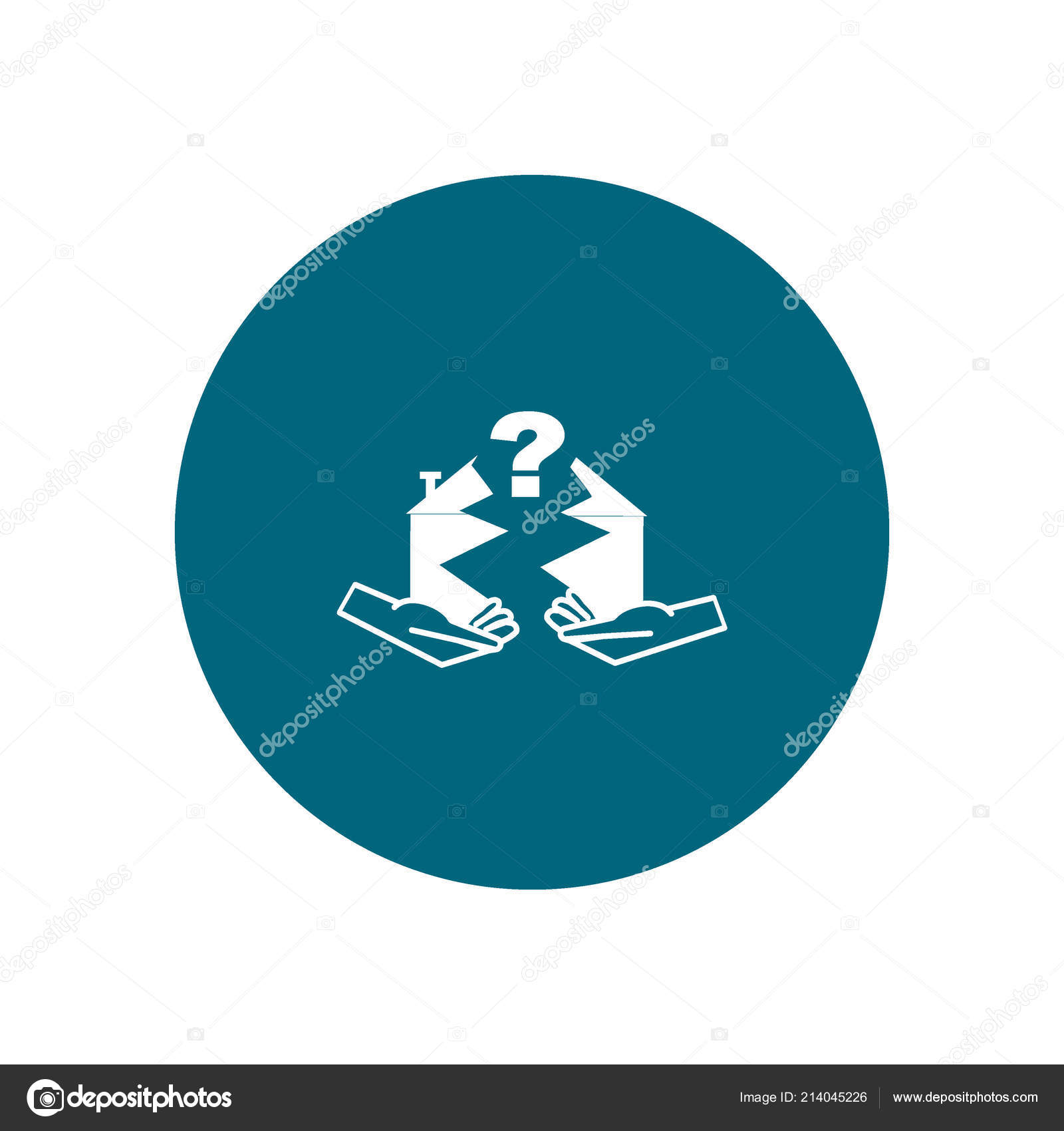 Breaking Building Flat Icon Stock Vector by ©nettibuletti 214045226
