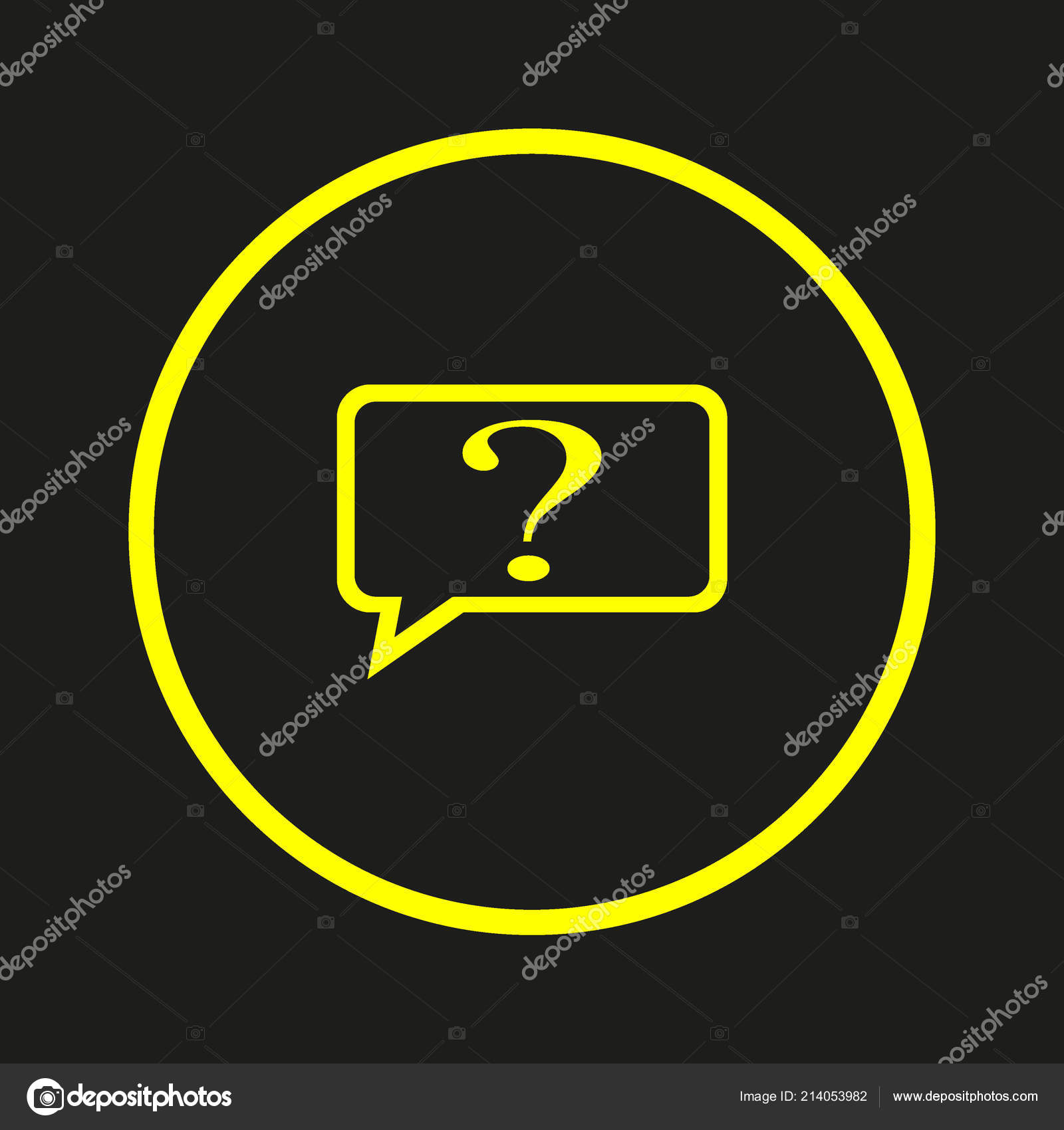Question Mark Curve Icon Logo Template Stock Vector by ©nettibuletti ...