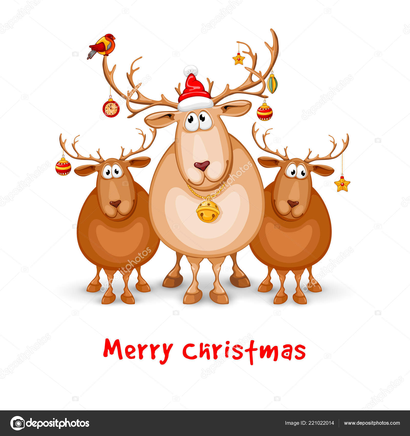 Grappig Rendier Kerst Rendier Dierlijk Kerst Rendier, Winter,