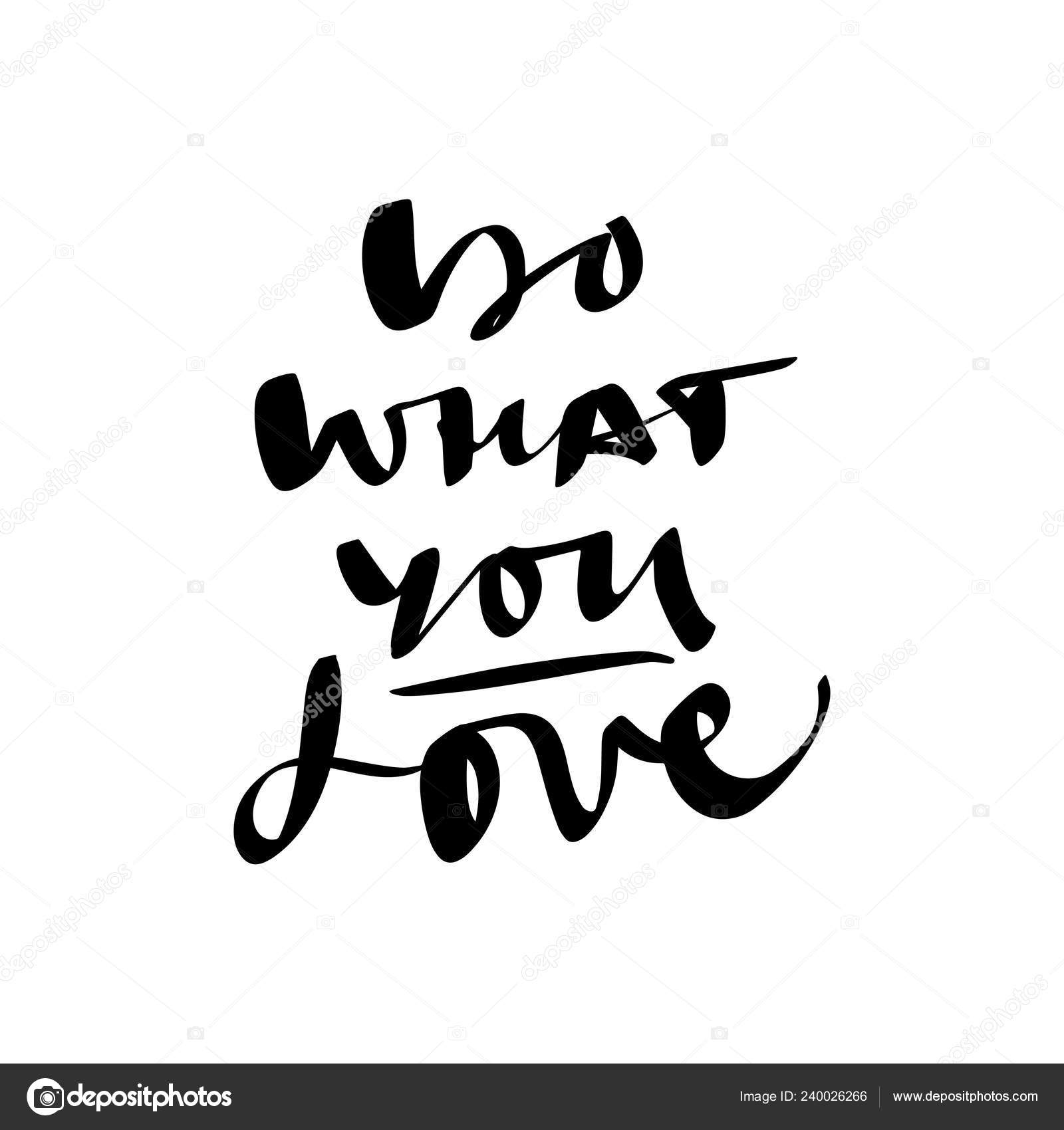 Hand Lettered Motivational Text Card Type Label Print Unique Stylish ...