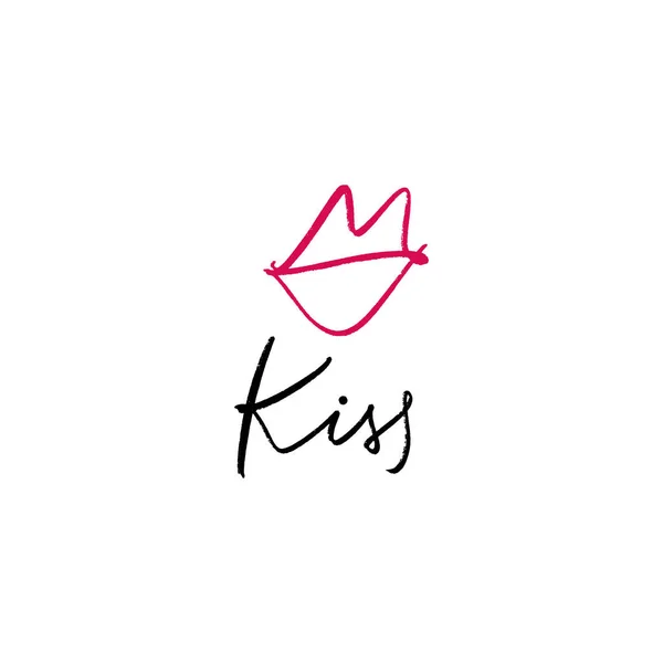 Kiss Symbol Text