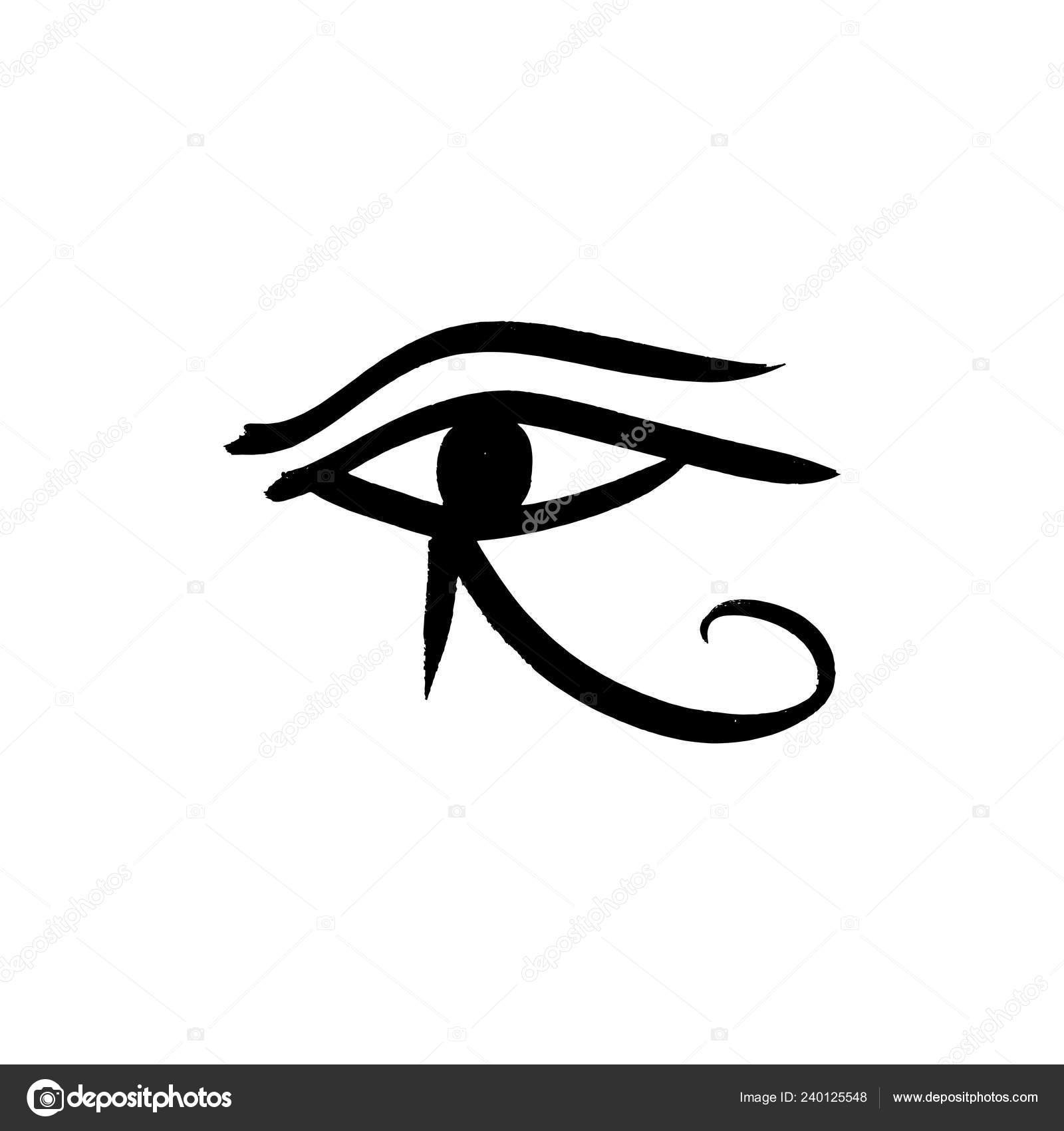 Altägyptisches Symbol Der Augen Linkes Auge Des Horus Pharaonen Amulett ...