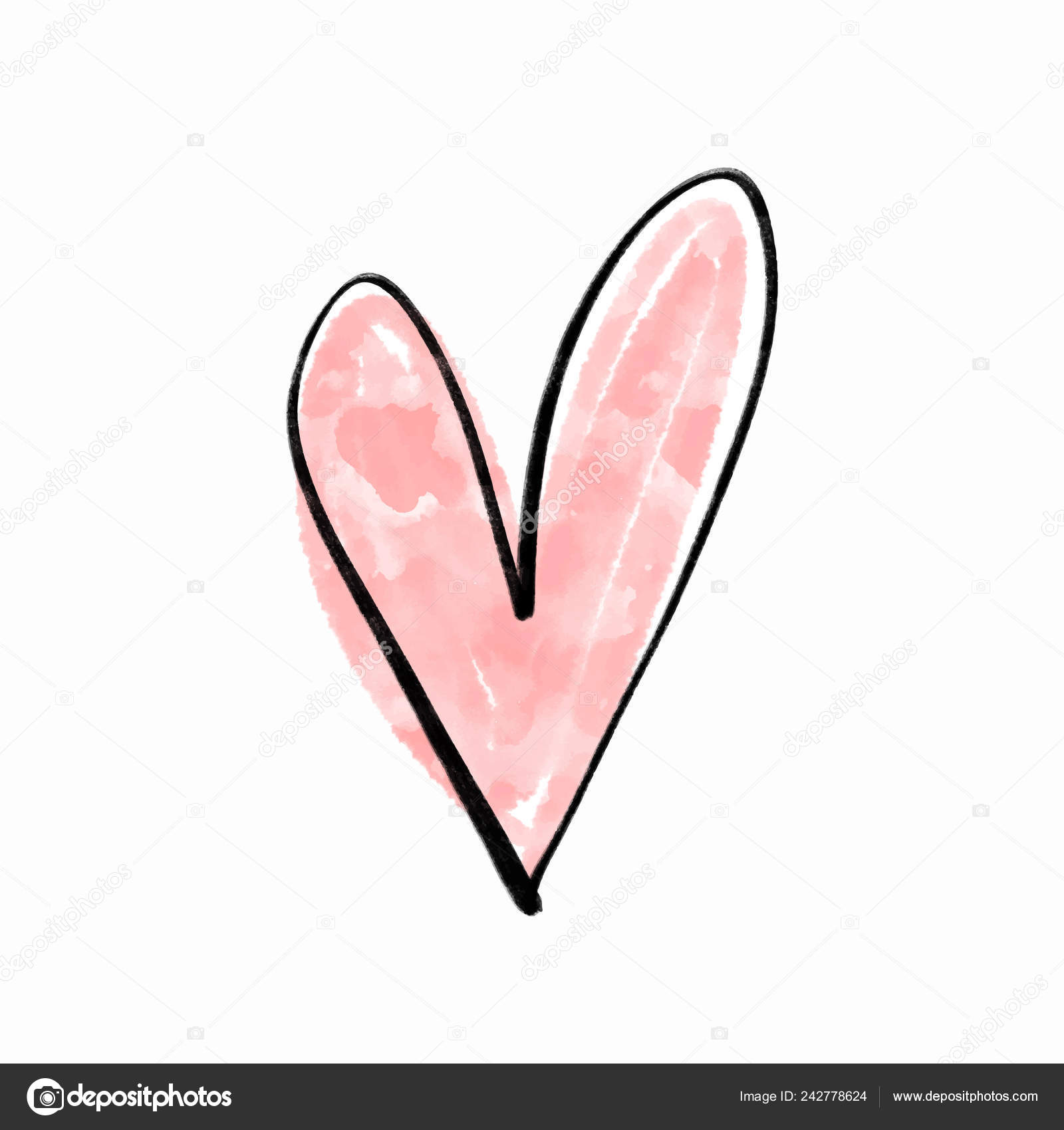 Rosa Hjerte Med Gjennomsiktig Bakgrunn Hjerte, Blomster, Tegn,