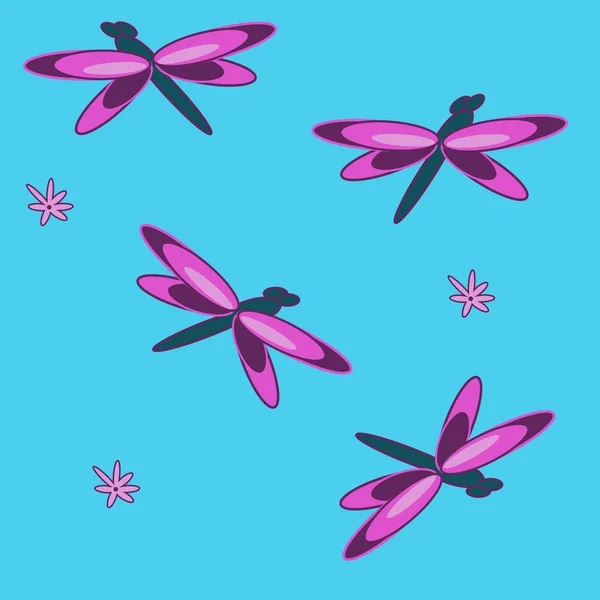 Purple Dragonfly Wallpaper