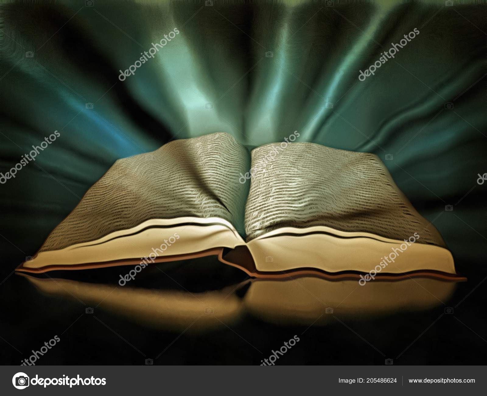 Open Book Rays Light Stock Photo by ©rolffimages 205486624