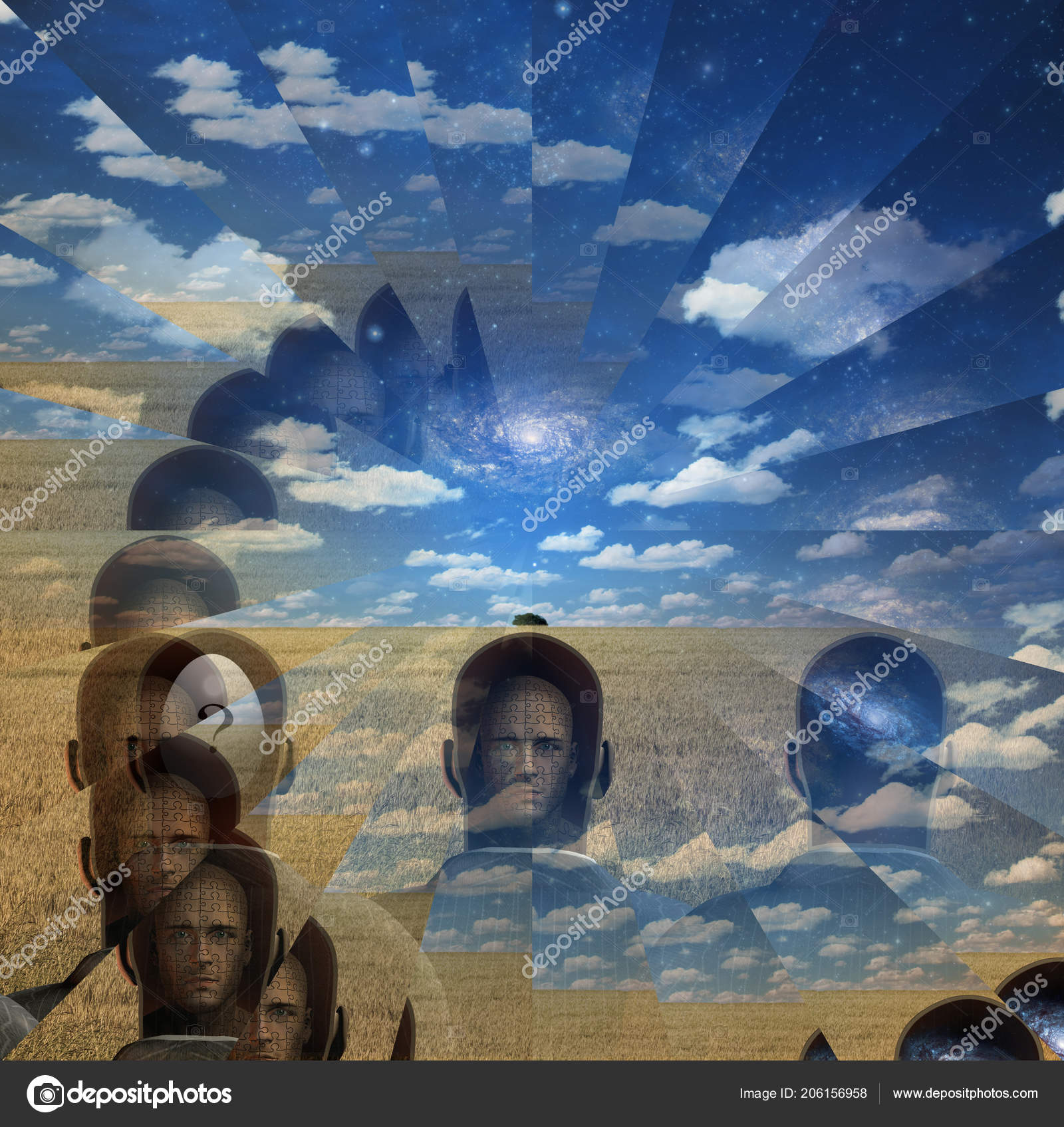 Human Mind Abstract Composition — Stock Photo © rolffimages #206156958