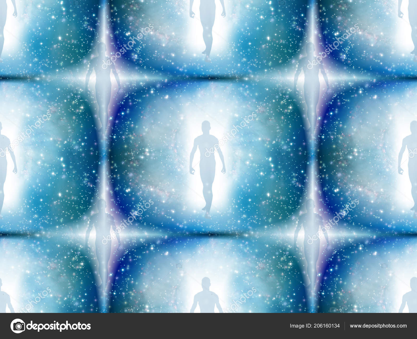 Human Figure Light Fractal — Stock Photo © rolffimages #206160134