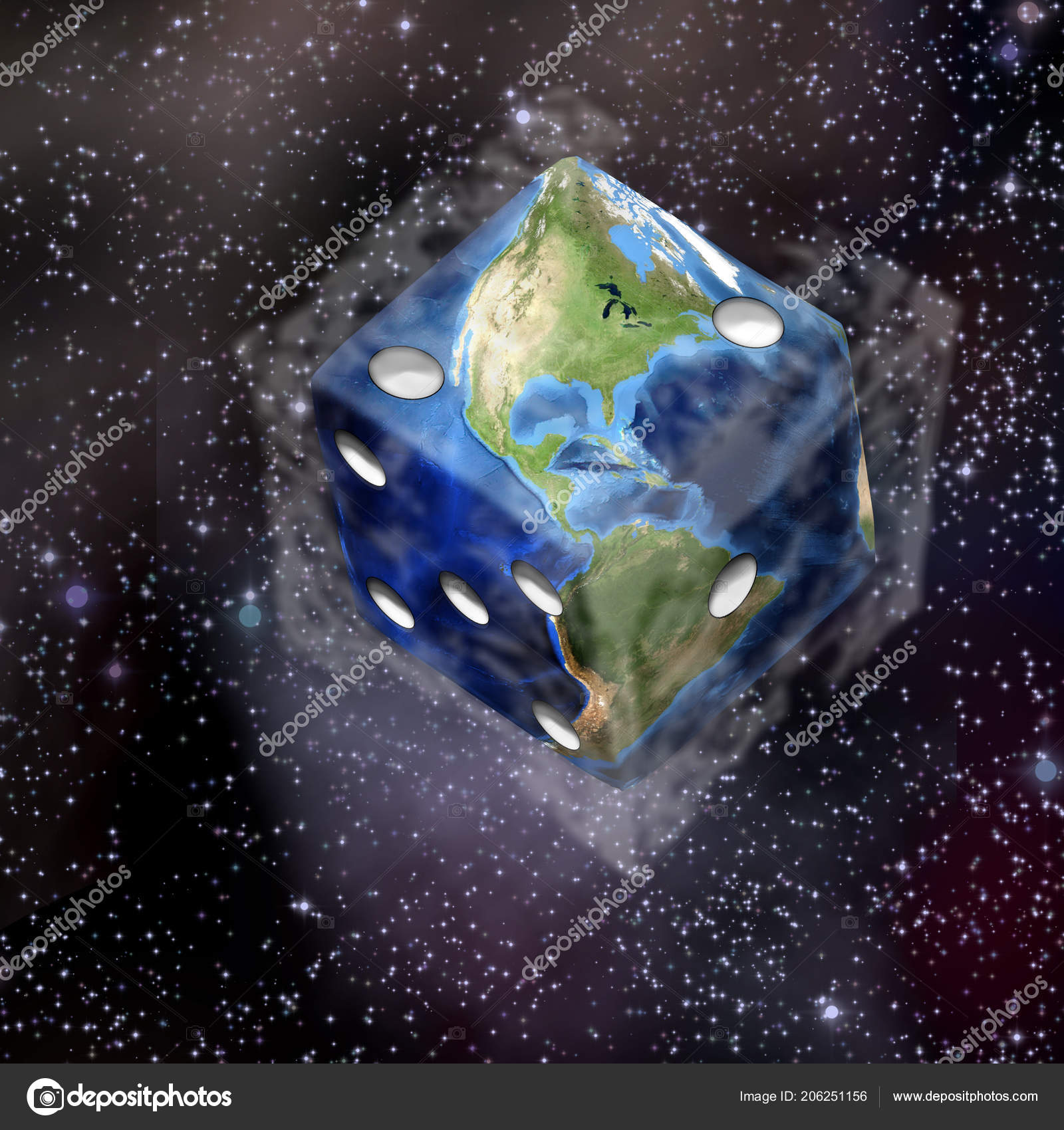 Planet Earth Dice Shape Stock Photo by ©rolffimages 206251156