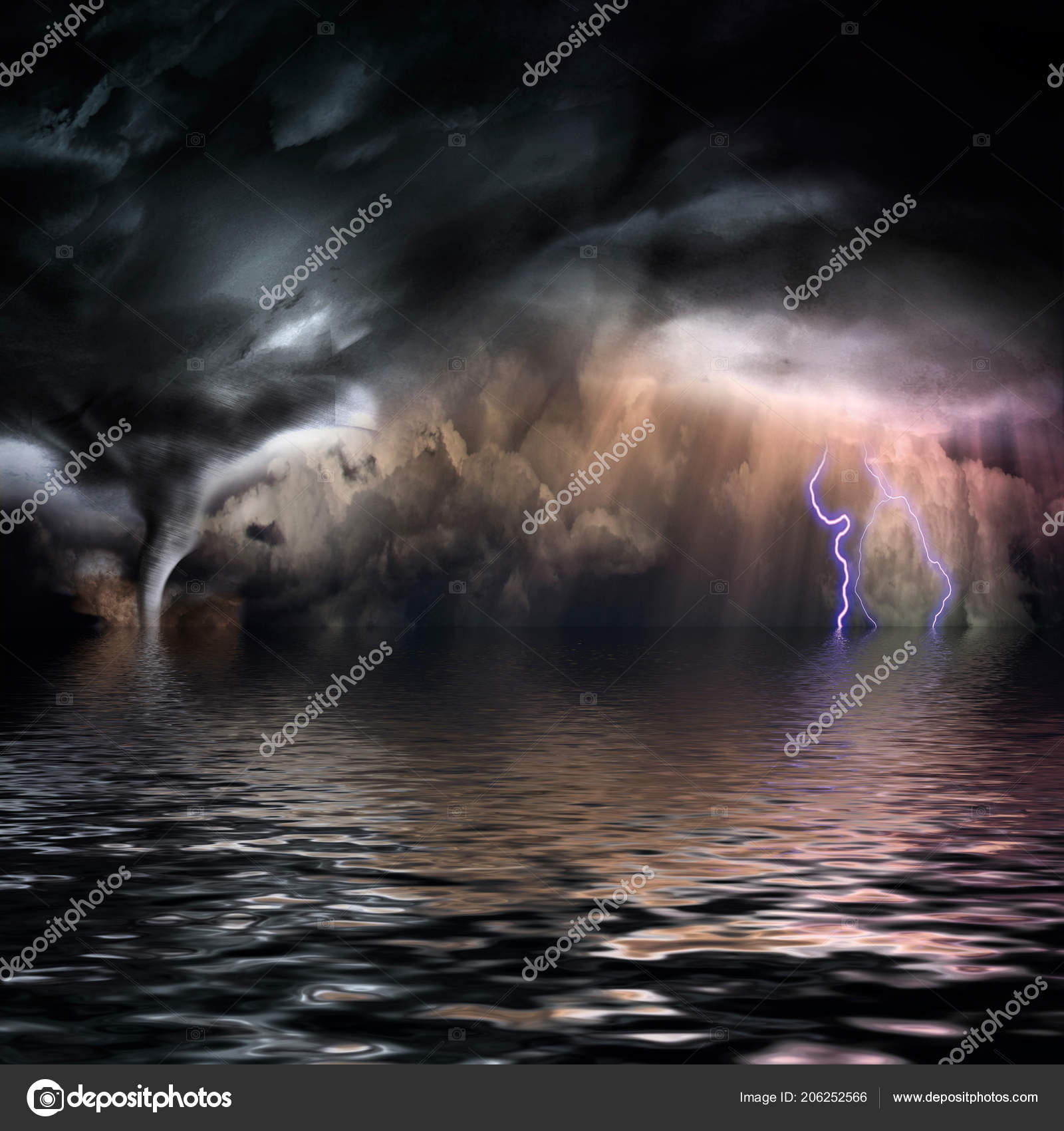 Storm Water Surface — Stock Photo © rolffimages #206252566
