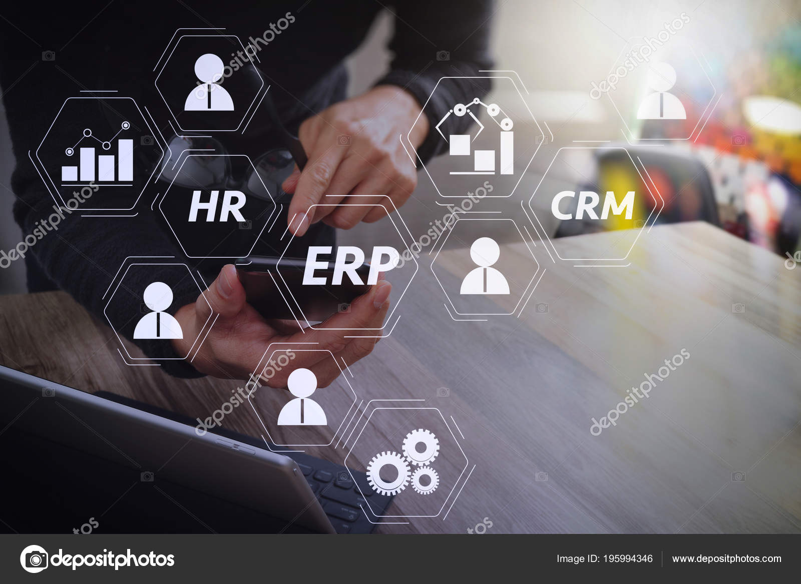 Architecture Erp Enterprise Resource Planning System Connections ...