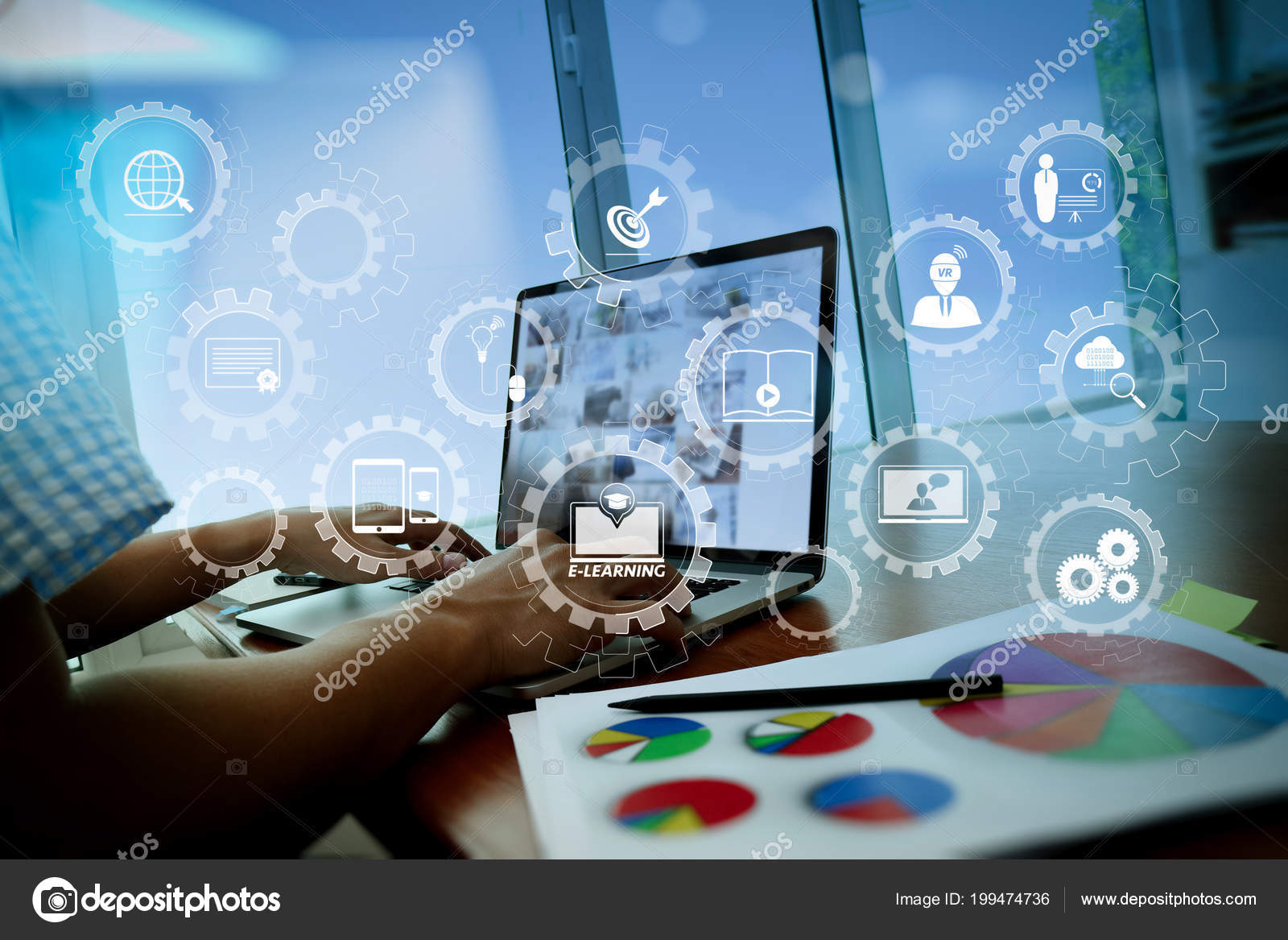 Learning Connected Gear Cogs Connected Diagram Virtual Dashboard ...