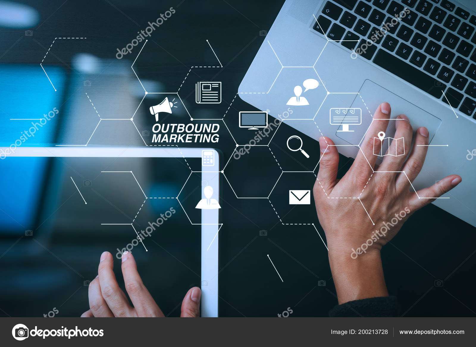 Outbound Marketing Business Virtual Dashboard Offline Interruption ...