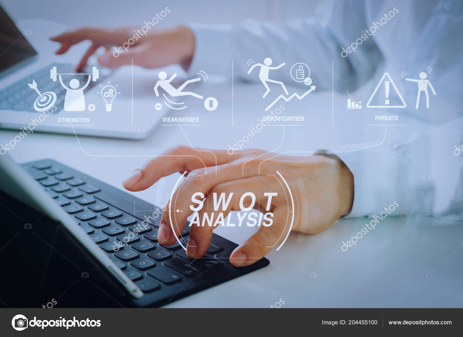 Swot Analysis Virtual Diagram Strengths Weaknesses Threats ...