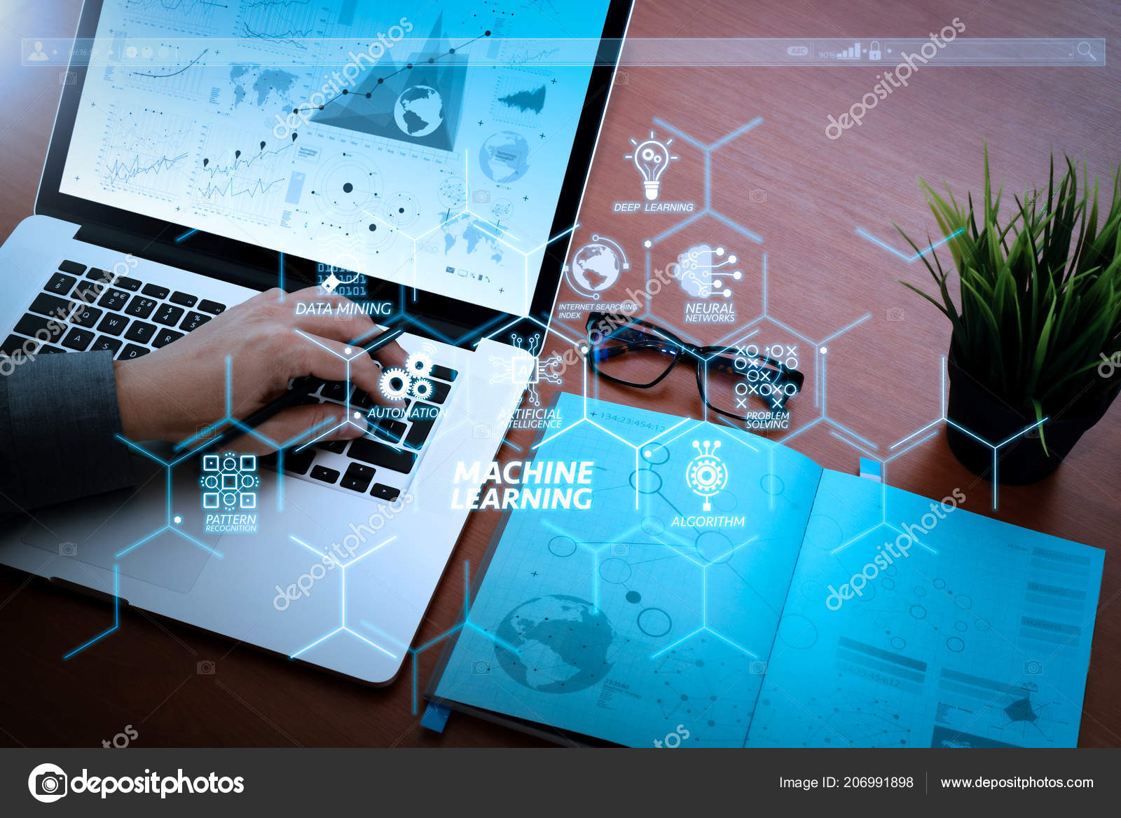 Machine Learning Technology Diagram Artificial Intelligence Neural ...