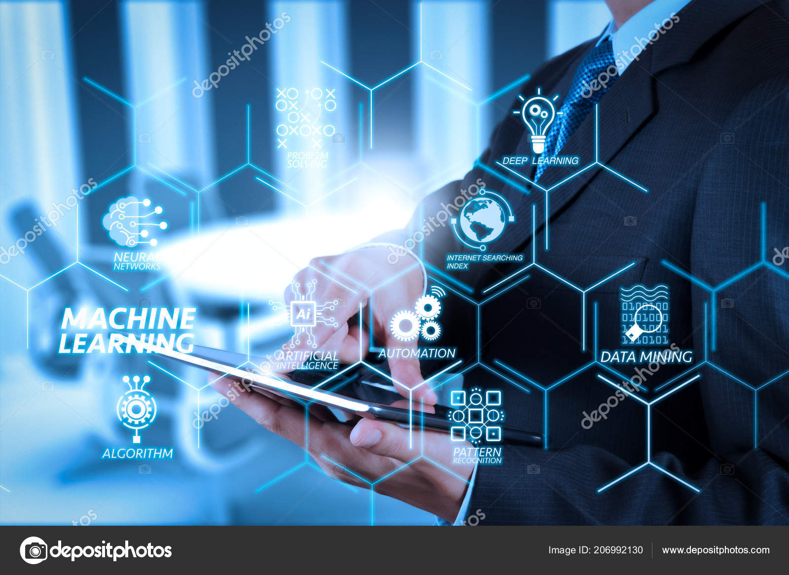 Machine Learning Technology Diagram Artificial Intelligence Neural ...