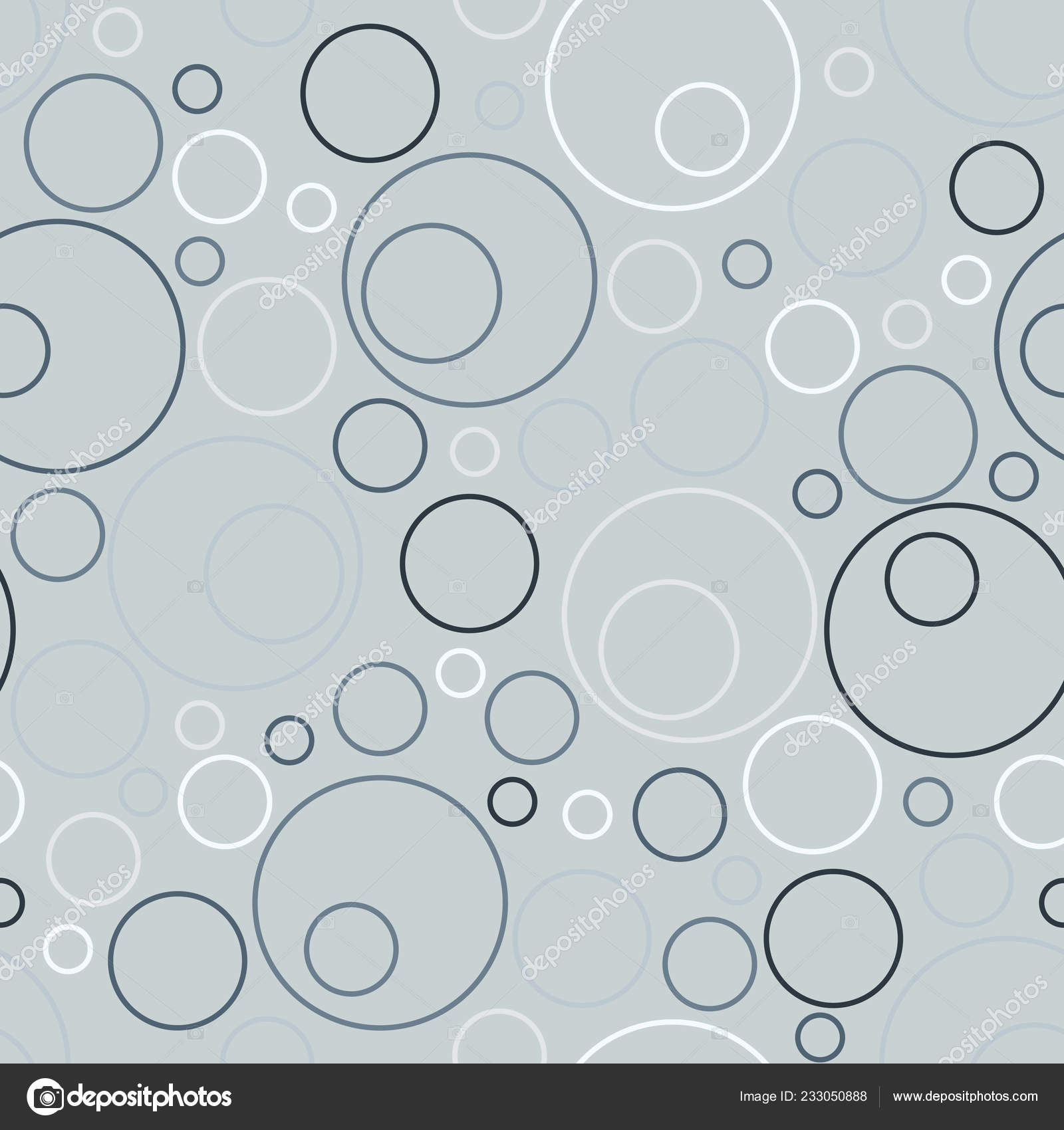 Círculos Vazios Diferentes Tamanhos Círculos Concêntricos Padrão ...