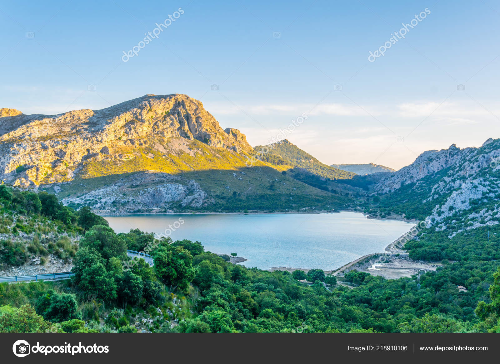 Embassament Cuber Water Reservoir Serra Tramuntana Mountains Mallorca ...