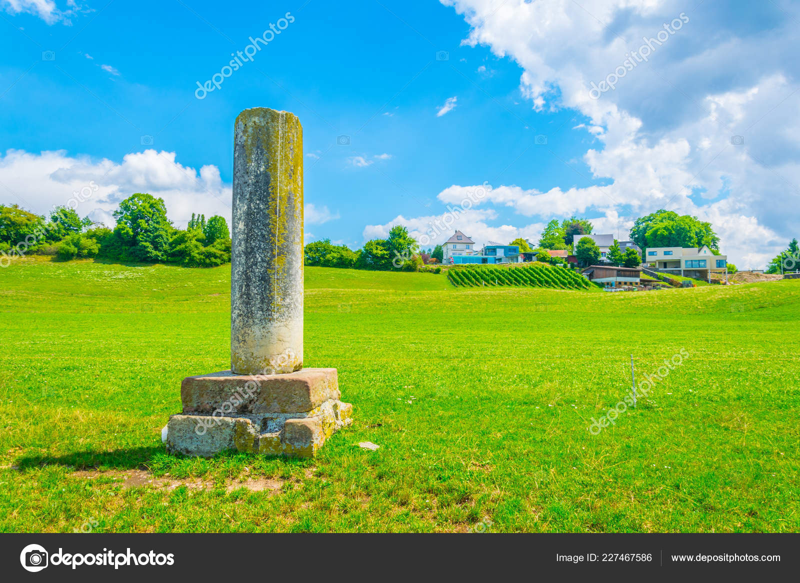 Ancient Ruins Augusta Raurica Basel Switzerland Stock Photo by ...
