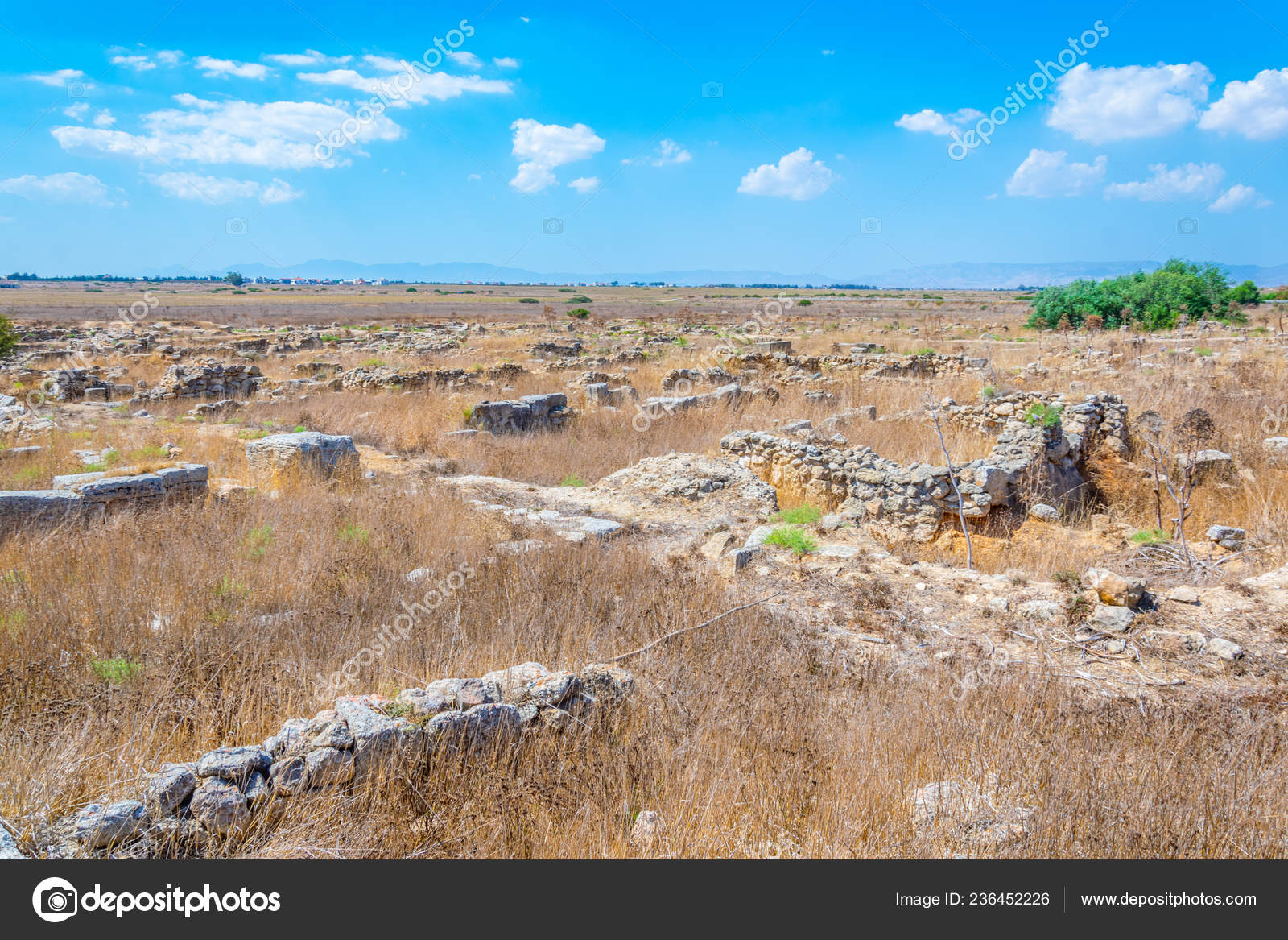 Runis Ancient Enkomi Known Alasia Famagusta Cypru Stock Photo by ...