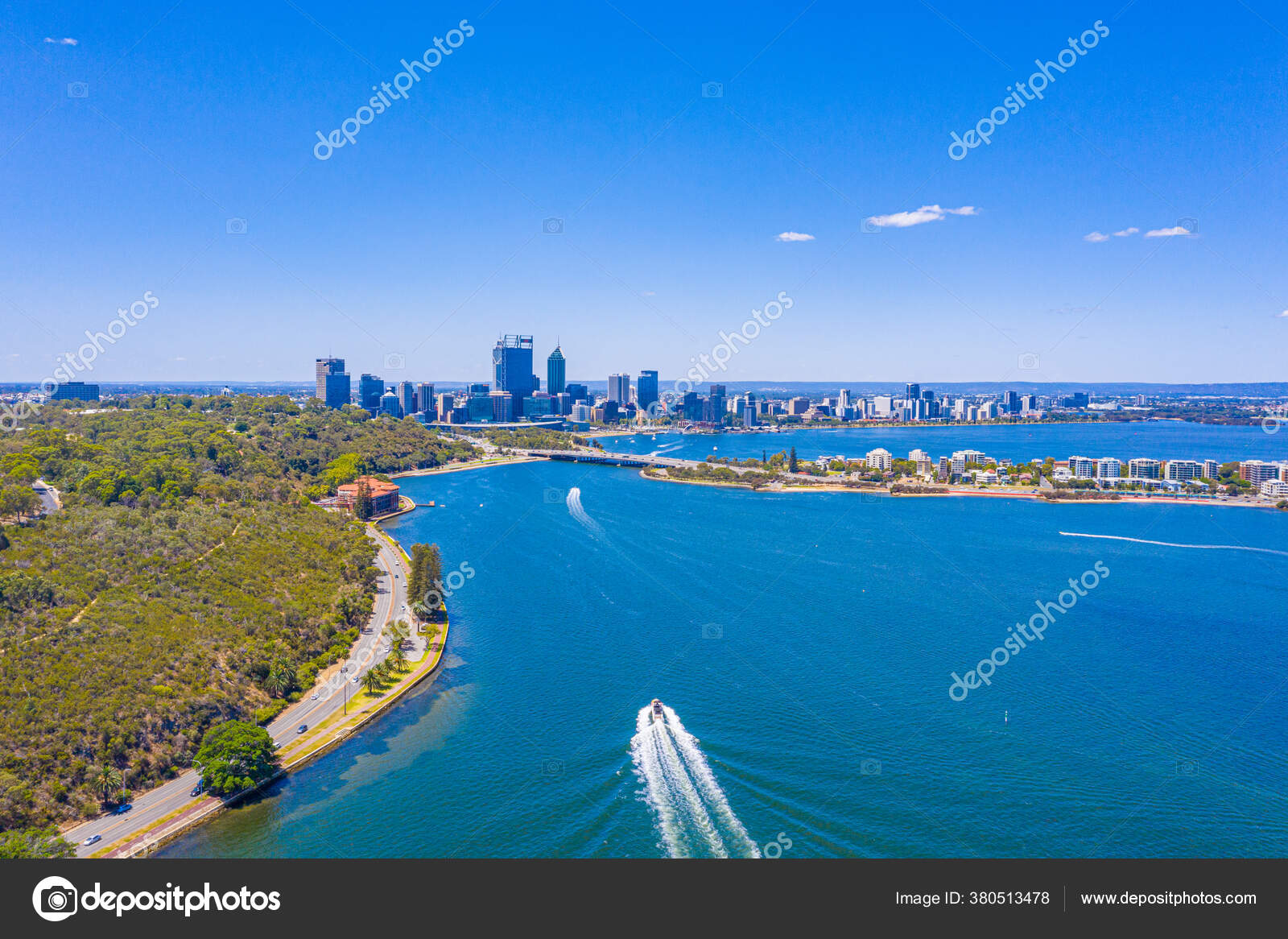 Skyline Perth Australia Stock Photo by ©Dudlajzov 380513478