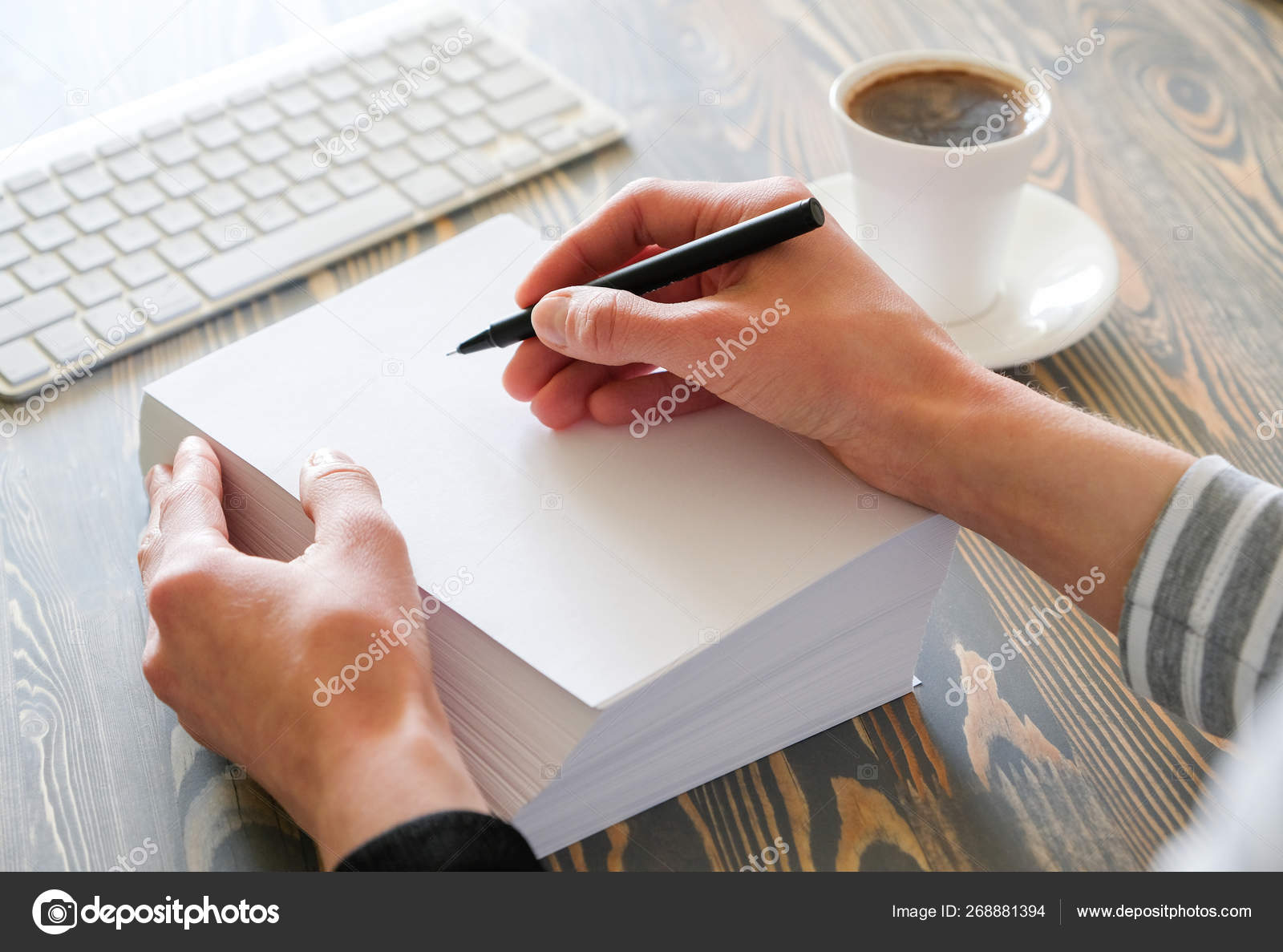 Female hand signs a documents Stock Photo by ©smallblackcat 268881394