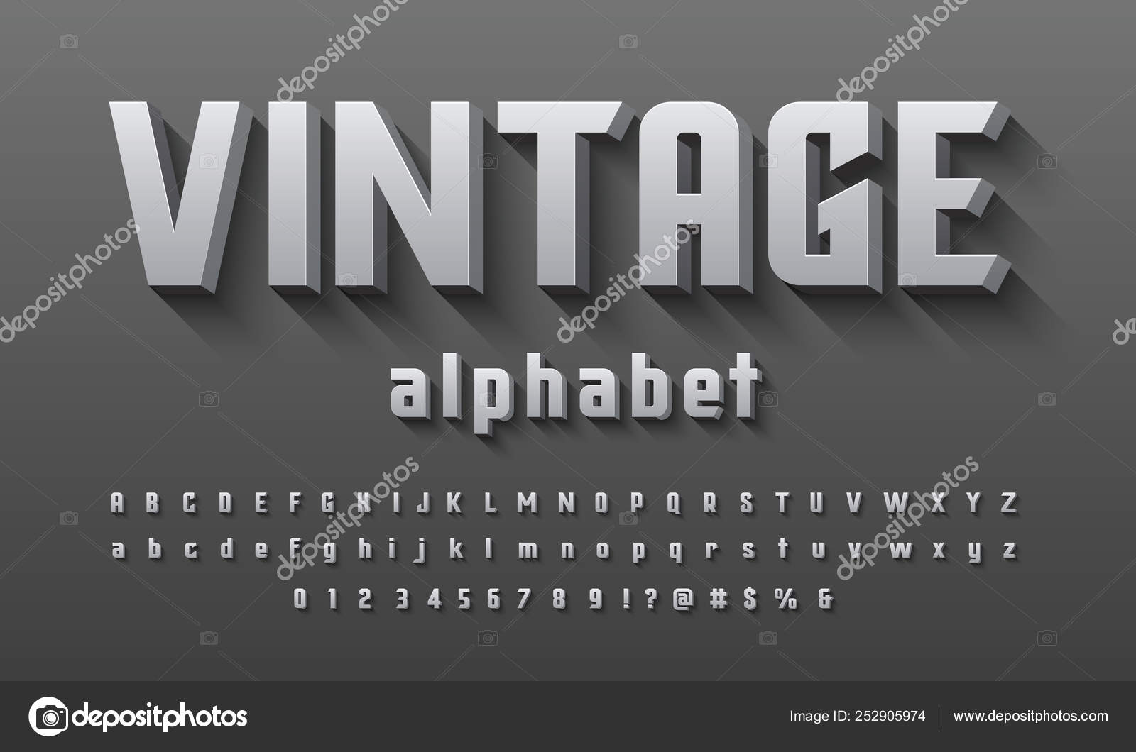 Vector Modern Bold Alphabet Design Stock Vector by ©FotoGraphik 252905974 Vector Modern Bold Alphabet Design Stock Vector by ©FotoGraphik 252905974