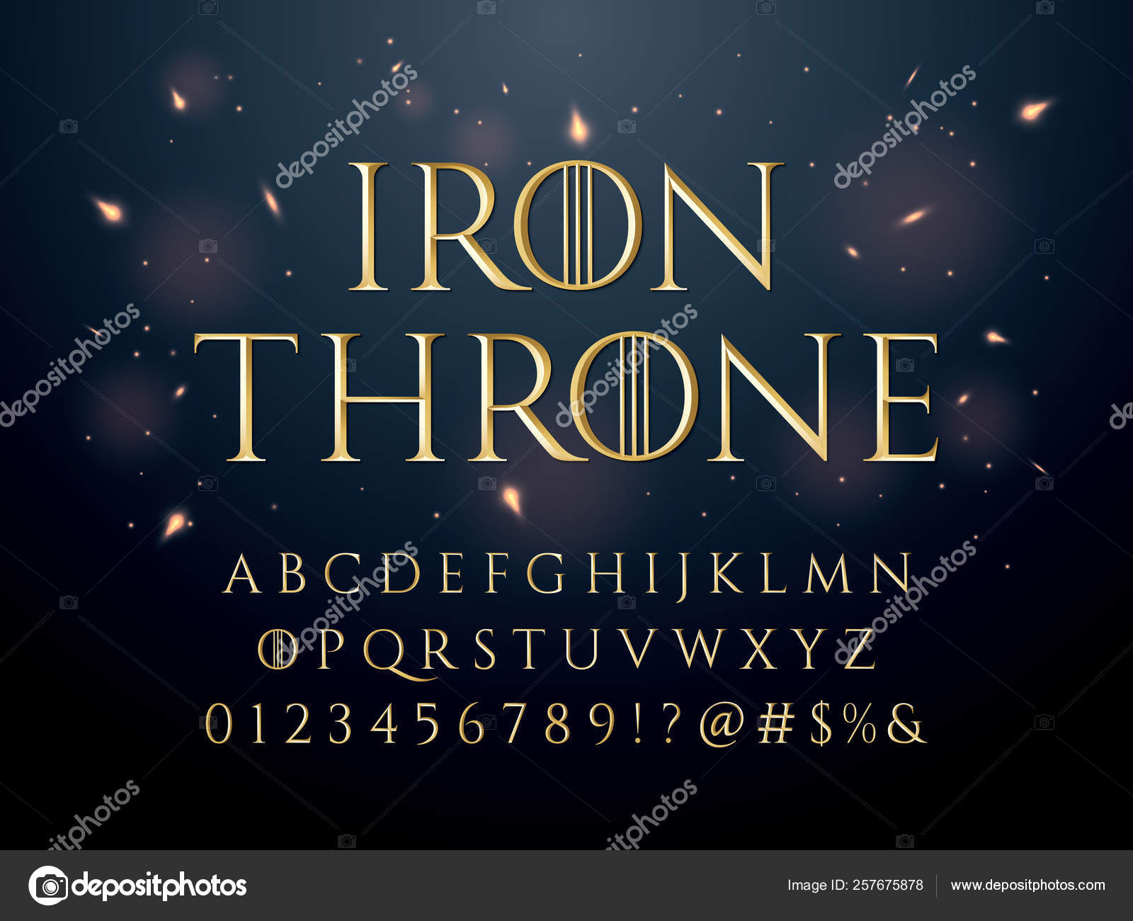 Chisel Style Vector Alphabet Design Stock Vector Image by ©FotoGraphik ...