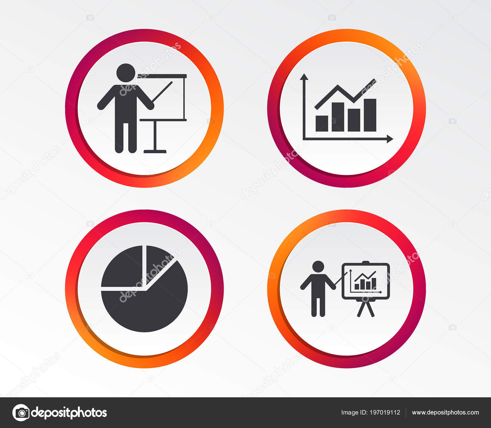 Diagram Graph Pie Chart Icon Presentation Billboard Symbol Supply ...