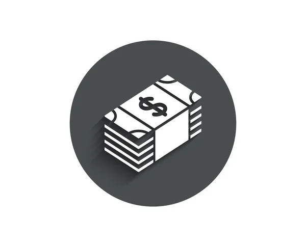 Cash Money Simple Icon White Background Stock Vector by ©Blankstock ...