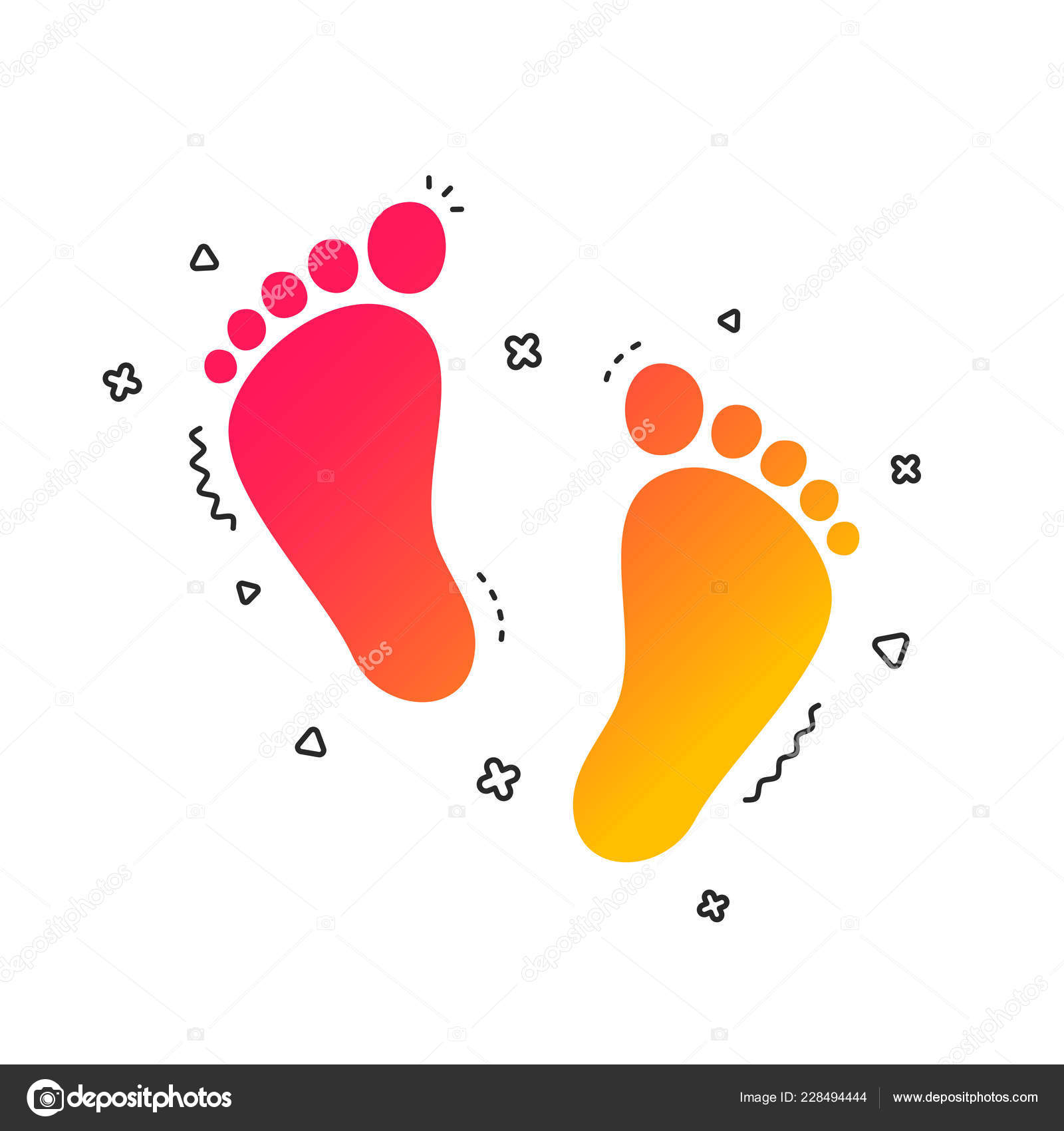 Baby Feet Symbols