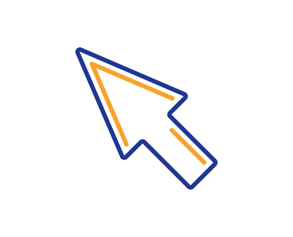 Mouse Cursor Line Icon Click Action Sign Arrow Pointer Symbol Stock Vector by ©Blankstock 609519354