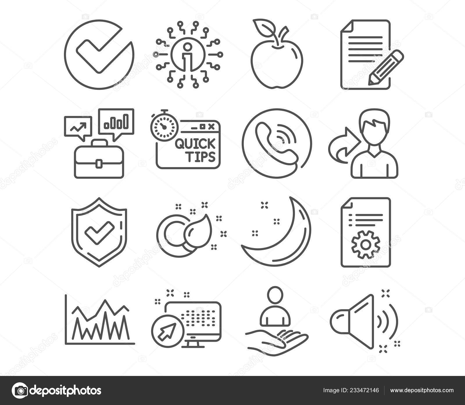 Set Technical Documentation Investment Quick Tips Icons Paint Brush Article Stock Vector by ...