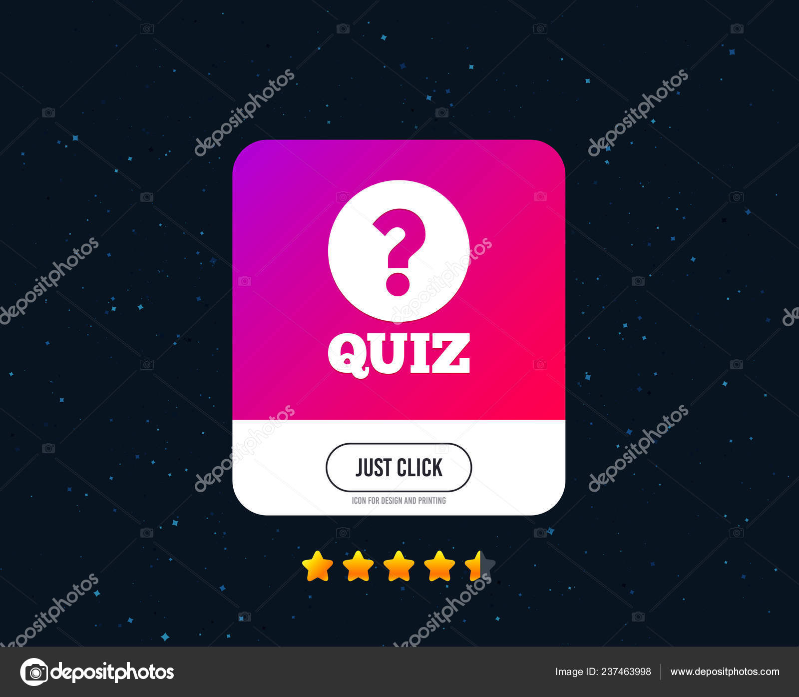 Quiz Question Mark Sign Icon Questions Answers Game Symbol Stock Vector ...