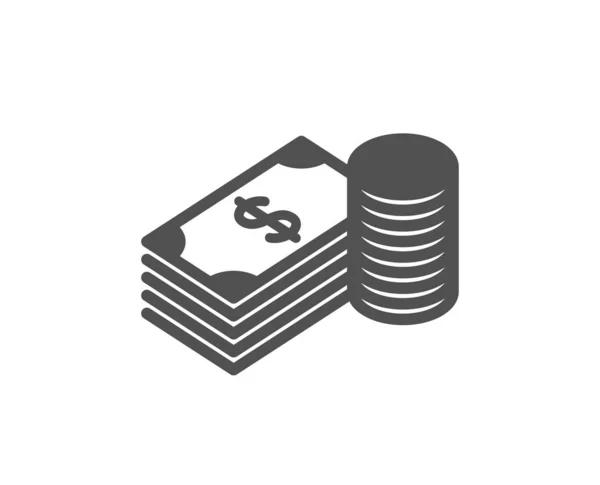 Cash Money Simple Icon White Background Stock Vector by ©Blankstock ...