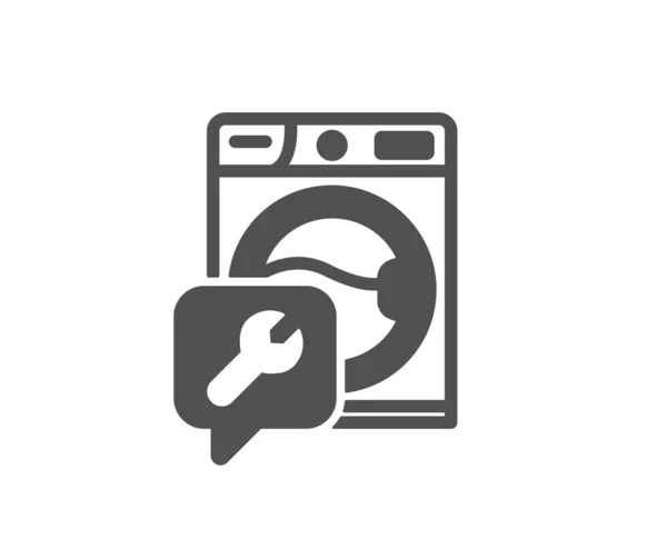 Spanner tool icon. Washing machine repair service sign. - Stock Image ...