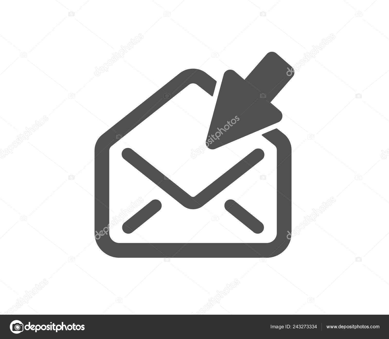 Open Mail Icon View Message Correspondence Sign Mail Symbol Quality ...