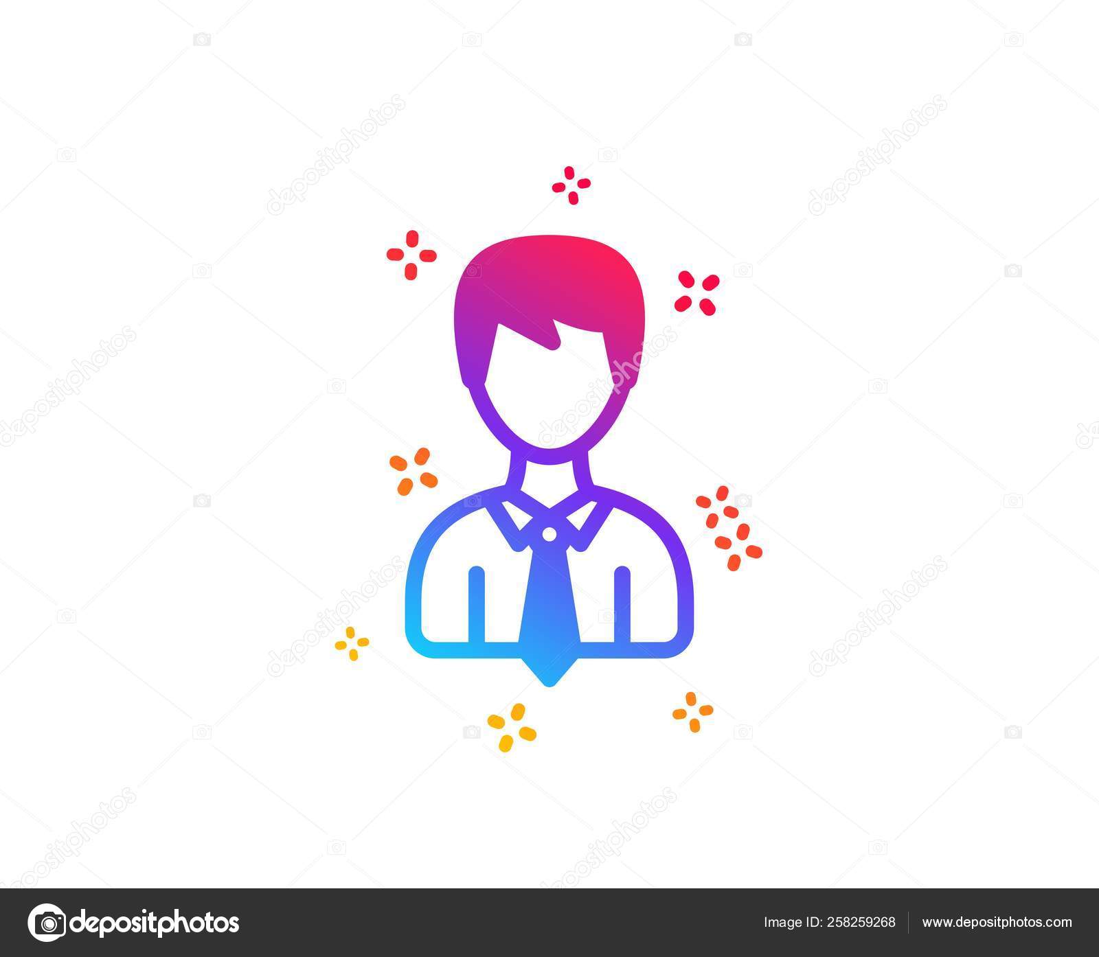 Male User icon. Male Profile sign. Vector Stock Vector by ©Blankstock ...