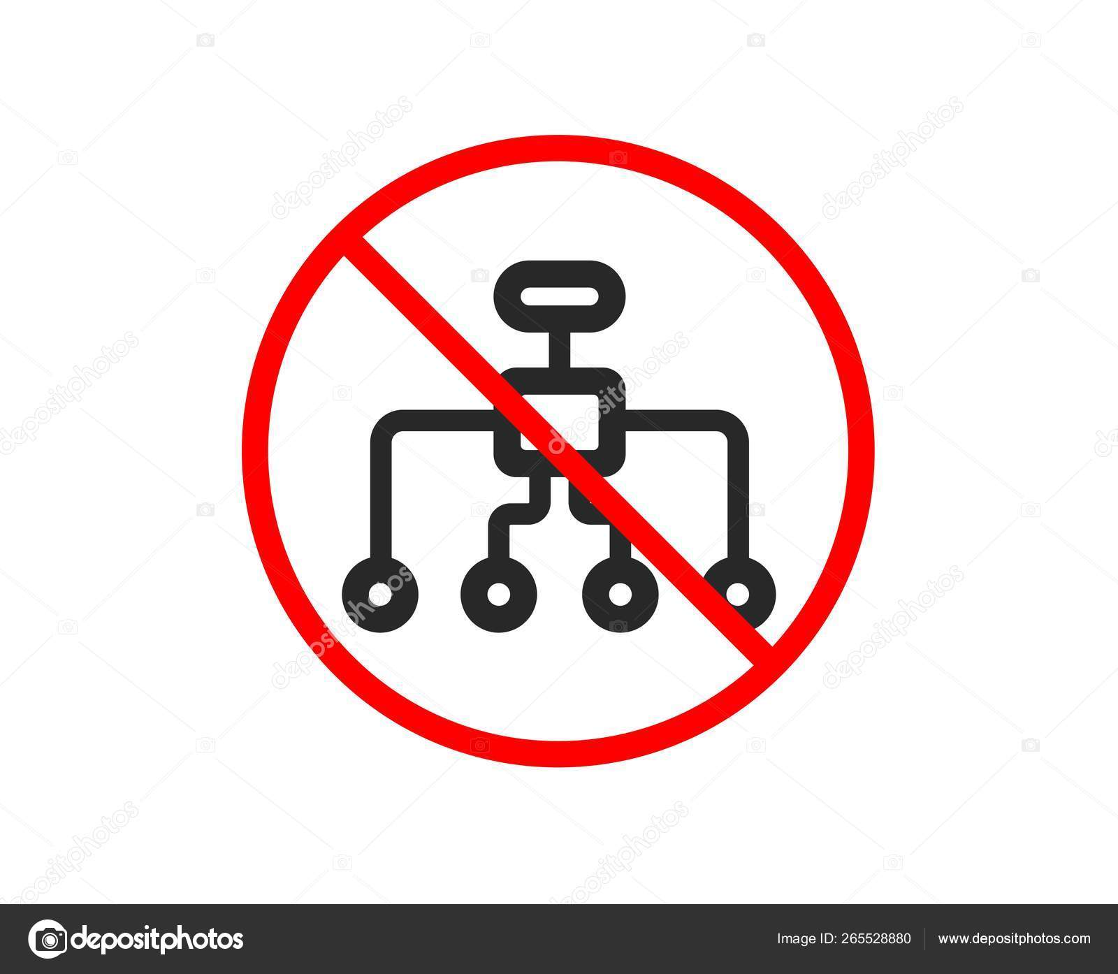 Nebo Zastavit Ikona Restrukturalizace Značka Obchodní Architektury ...