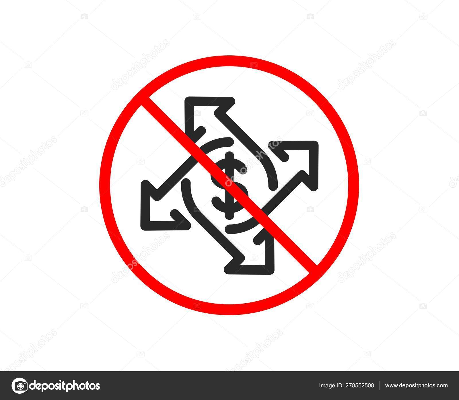 Icono de intercambio de pago. Signo de dólar. Vector Vector de stock ...