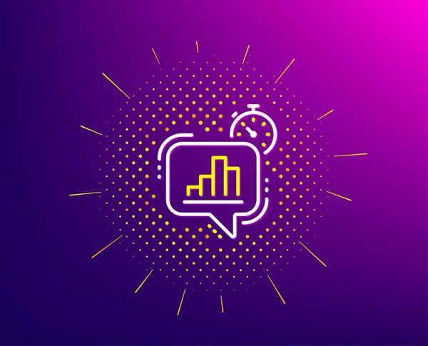 Graph line icon. Column chart sign. Vector Stock Vector by ©Blankstock 323580858