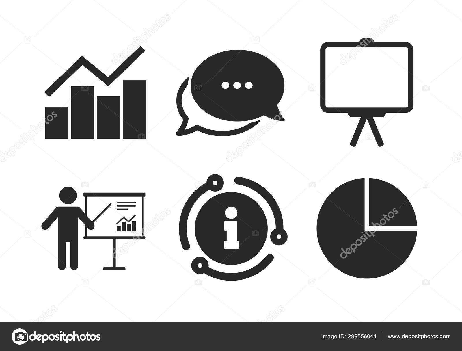 Diagram graf Pie diagram. Præsentation billboard. Vektor Stockvektor af ...