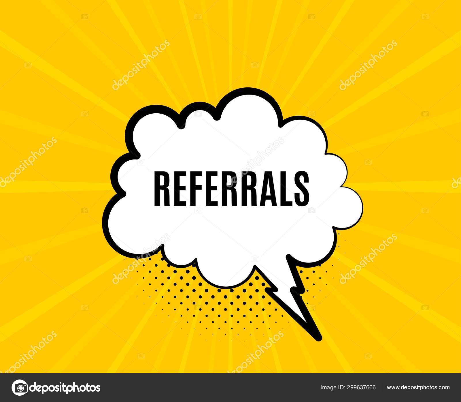 Referrals symbol. Referral program sign. Vector Stock Vector Image by ...