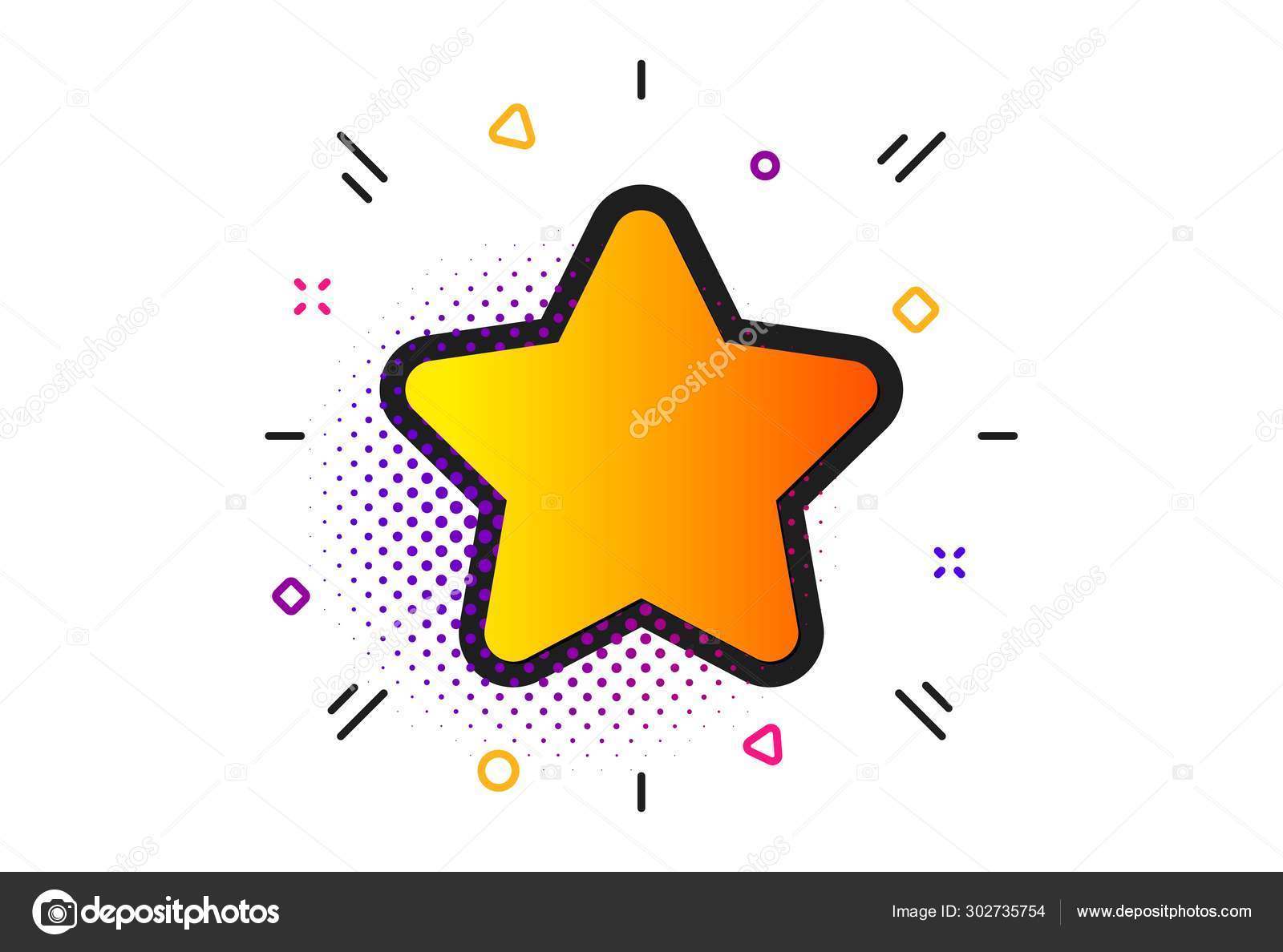 Icono estrella. El mejor signo de rango. Vector Vector de stock por ...