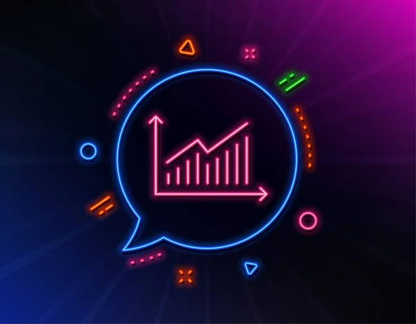 Graph line icon. Column chart sign. Vector Stock Vector by ©Blankstock 323580858