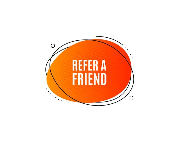 Refer a friend symbol. Referral program sign. Vector Stock Vector by ...