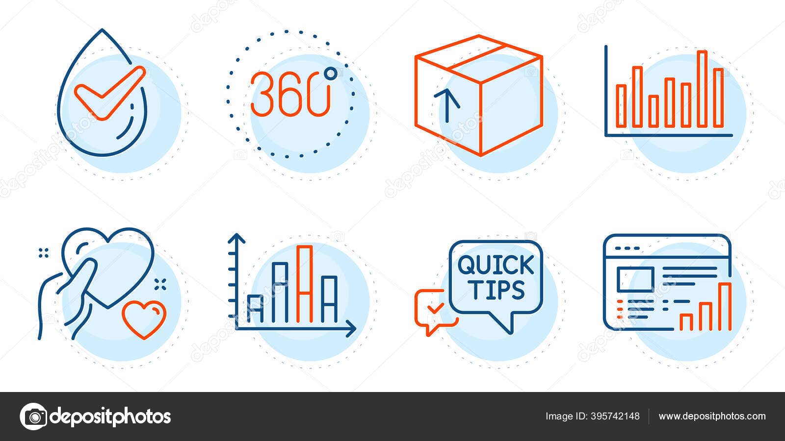 Package Web Report Bar Diagram Signs Diagram Graph Quick Tips Stock ...