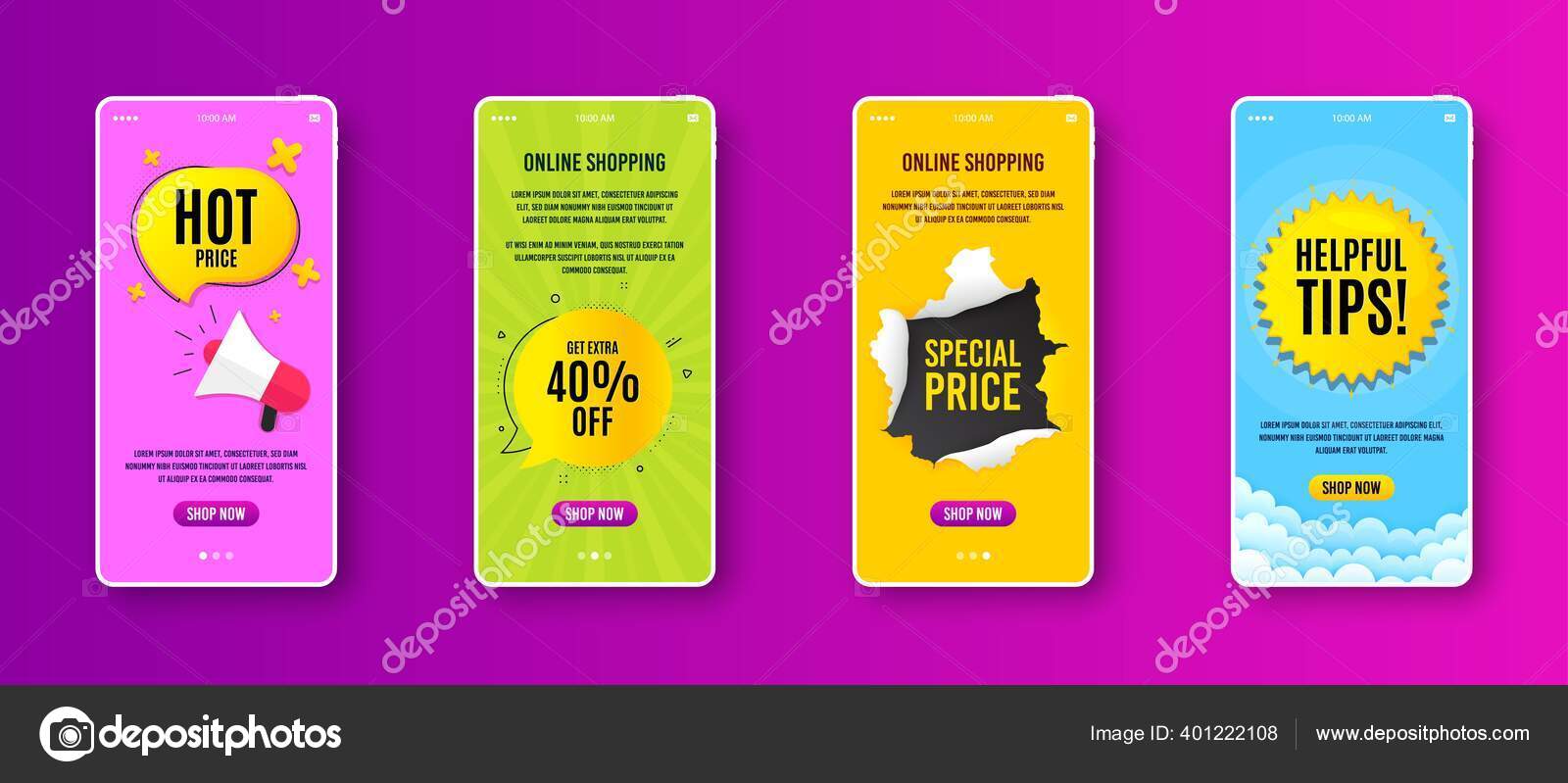 Get Bubble Phone Screen Banner Discount Banner Shape Sale Badge Stock ...